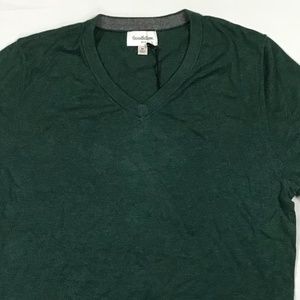 Goodfellow & Co | Sweaters | Goodfellow Mens Green Heather Vneck ...